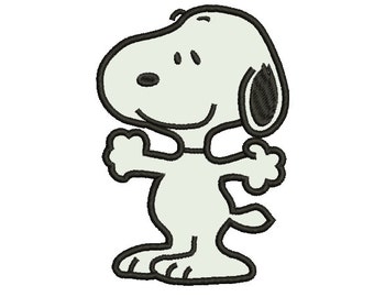 Snoopy embroidery | Etsy