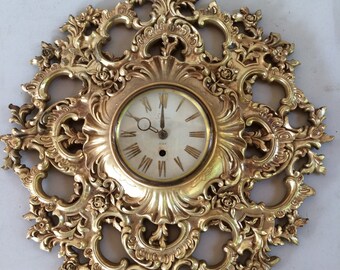 Ornate wall clock | Etsy