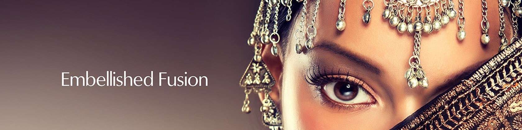 Fusion of eastern and western hand beaded Dresses by Jywal on Etsy