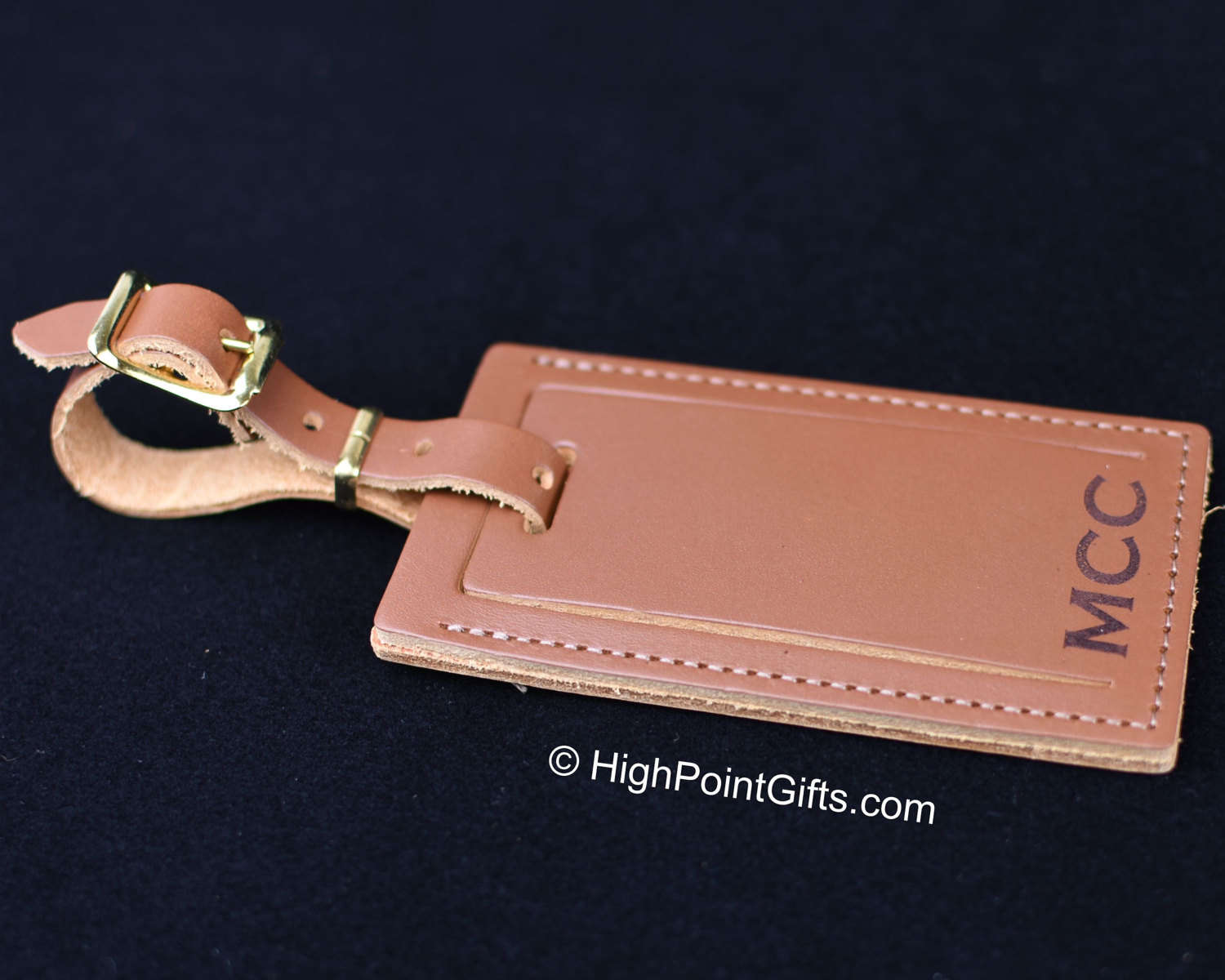 Leather Luggage Tag Personalized Luggage Tag Monogram