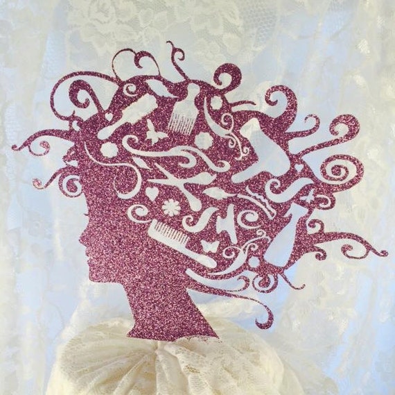 Hair Stylist Cake Topper Hair Dresser Hairdresser