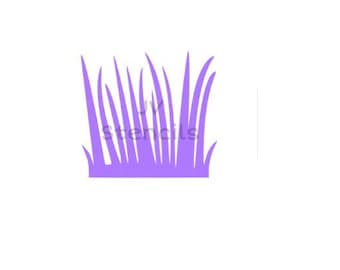 Grass stencil | Etsy