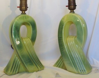 Chartreuse lamp | Etsy