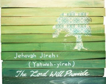 Jehovah jireh | Etsy