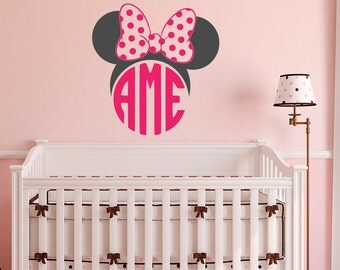 Initial Letters Monogram Girls Decal Wall Decals for Girls