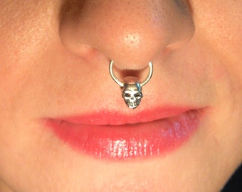 Skull piercing | Etsy