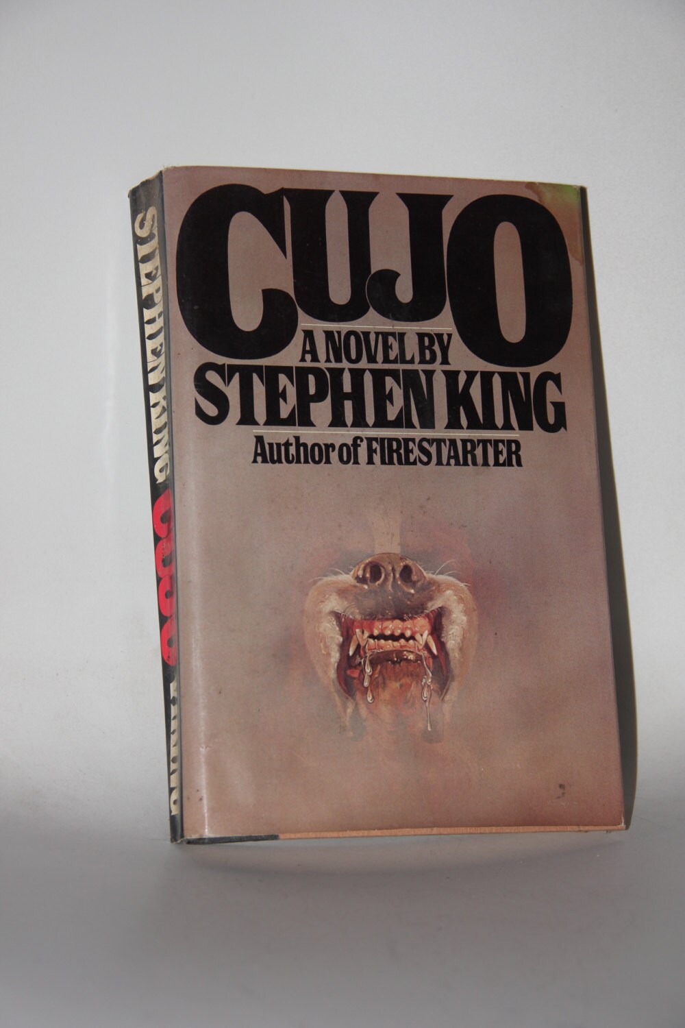 CUJO by Stephen King 1981 BOOK Vintage 1970s 1980s Hardcover