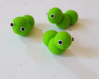 Polymer clay worm | Etsy