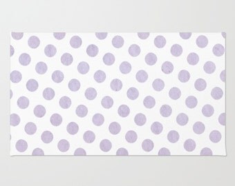 Polka dot rug | Etsy