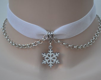 Snowflake choker | Etsy