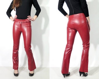 Items similar to 1970s Vintage High Waisted Red/Wht Mini Chevron Poly ...