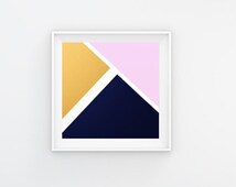 Popular items for colorblock art on Etsy