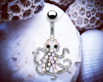 Unique octopus ring related items | Etsy