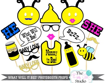 Bee photo booth prop | Etsy