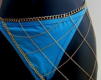 Thigh chain jewelry | Etsy