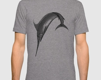 Fish print shirt | Etsy