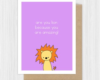 Funny Congratulations Card Pun Congrats Fun by SunnyDoveStudio