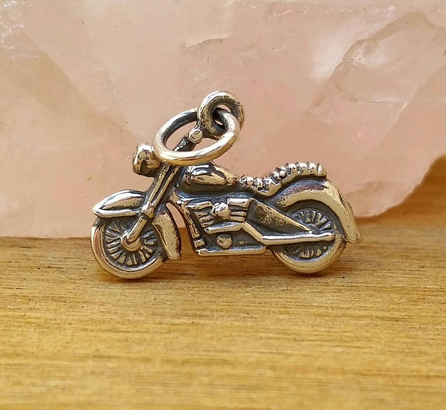Sterling Silver Motorcycle Charm Chopper Daryl Dixon