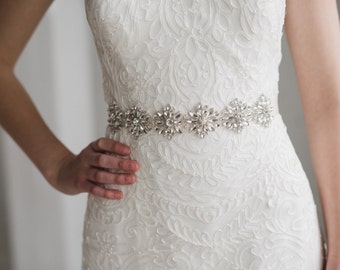 Wedding dress sash | Etsy