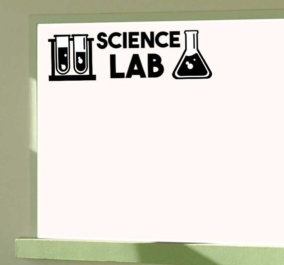 Science Lab Vinyl Wall Decal Classroom Decal Sticker Science