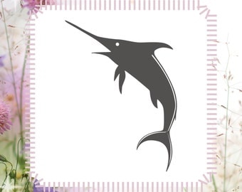 Swordfish decal | Etsy