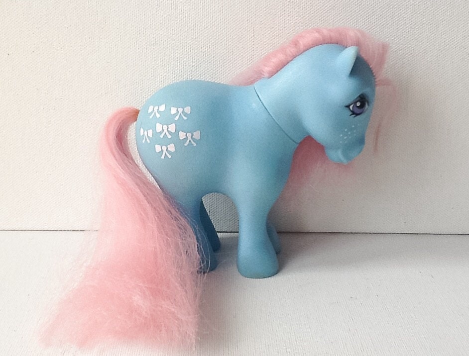 Vintage 1st Generation My Little Pony Bow Tie G1 Pony UK