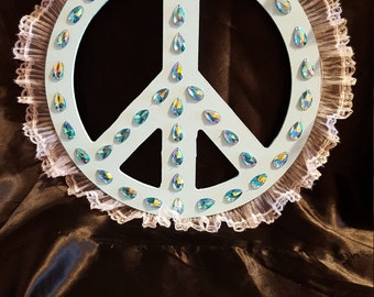 Lighted peace sign | Etsy