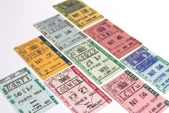 Horse Racing Tickets Win Place Show Exacta Daily Double Trifecta ...