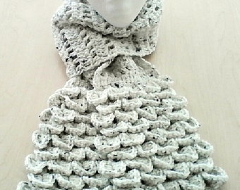 Crochet Pattern Crochet Crocodile Stitch Scarf Pattern No.
