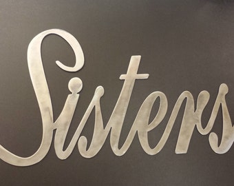 Sister word art | Etsy