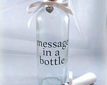 Unique message in a bottle related items | Etsy