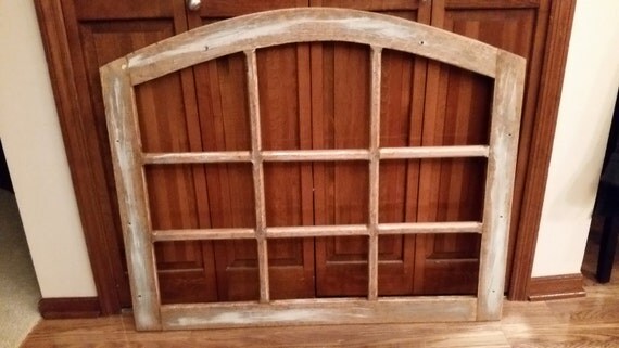 Custom Wide Arched Window by WoodTurtleDesigns on Etsy