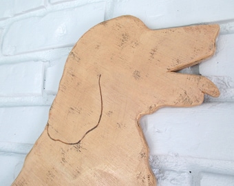 Yellow Lab Rustic Wooden Home Decor Yellow by VintageSignDesigns