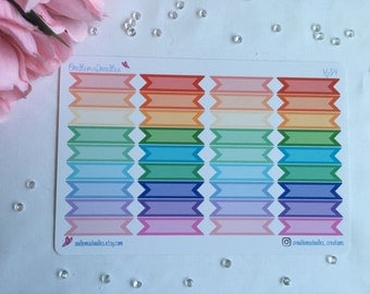 Ribbon stickers | Etsy