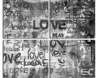 3 Panel Split Art Canvas Print 1.5 deep frames by SHOPCANVAS