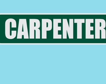 Carpenter sign | Etsy
