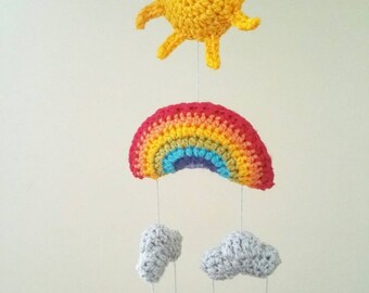 Rainbow mobile | Etsy