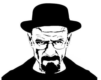 Walter white sticker | Etsy