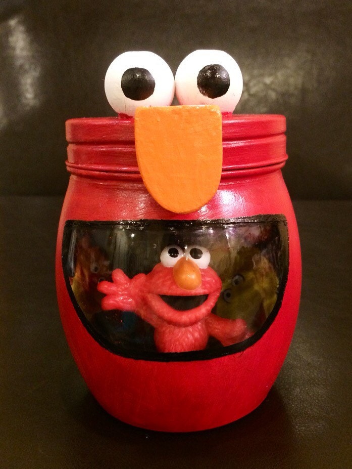 Elmo night light. Elmo light. Sesame Street by AmericanaGloriana