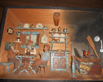 Kitchen diorama | Etsy