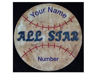 Baseball craft | Etsy