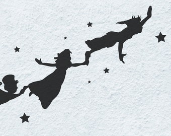 Peter pan wall decal | Etsy