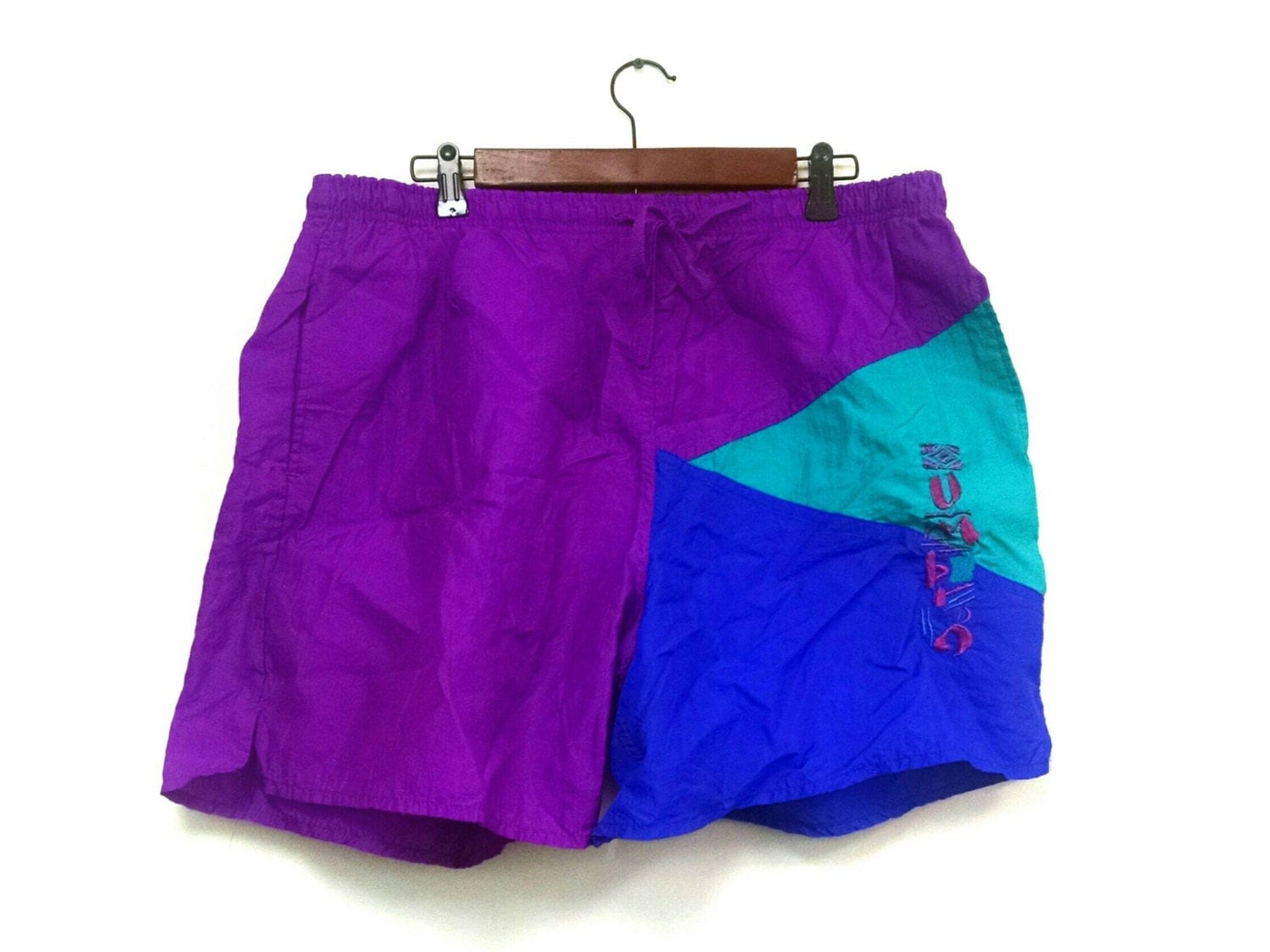 1980s 1990s Umbro shorts // 1990s UMBRO sand soccer shorts