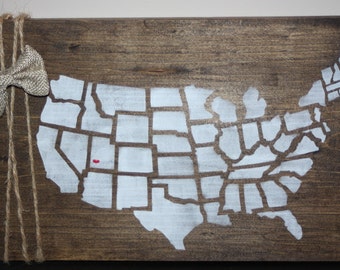 Unique map decorations related items | Etsy