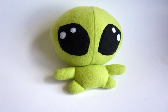 Alien toy in Fleece Alien Doll Alien Stuffed animal stuffed