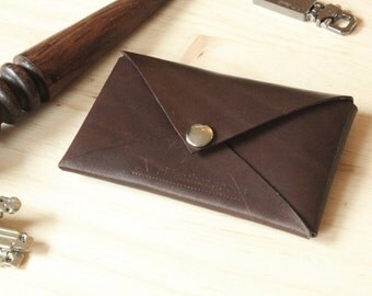 Leather envelope | Etsy