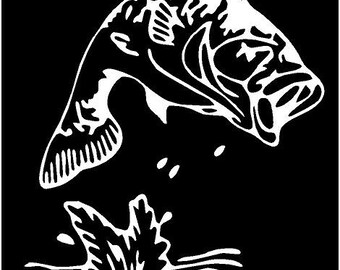 Bass truck decals | Etsy