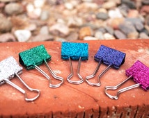 Unique binder clip related items | Etsy