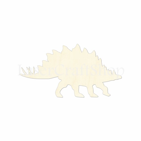 2 34 Stegosaurus Dinosaur Wooden Cutout Shape