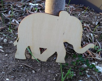 Laser cut elephant | Etsy